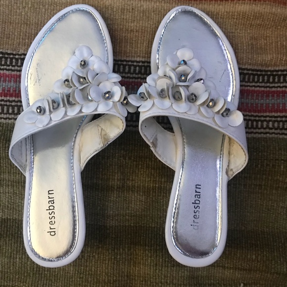 Dress Barn | Shoes | Flower Sandals | Poshmark